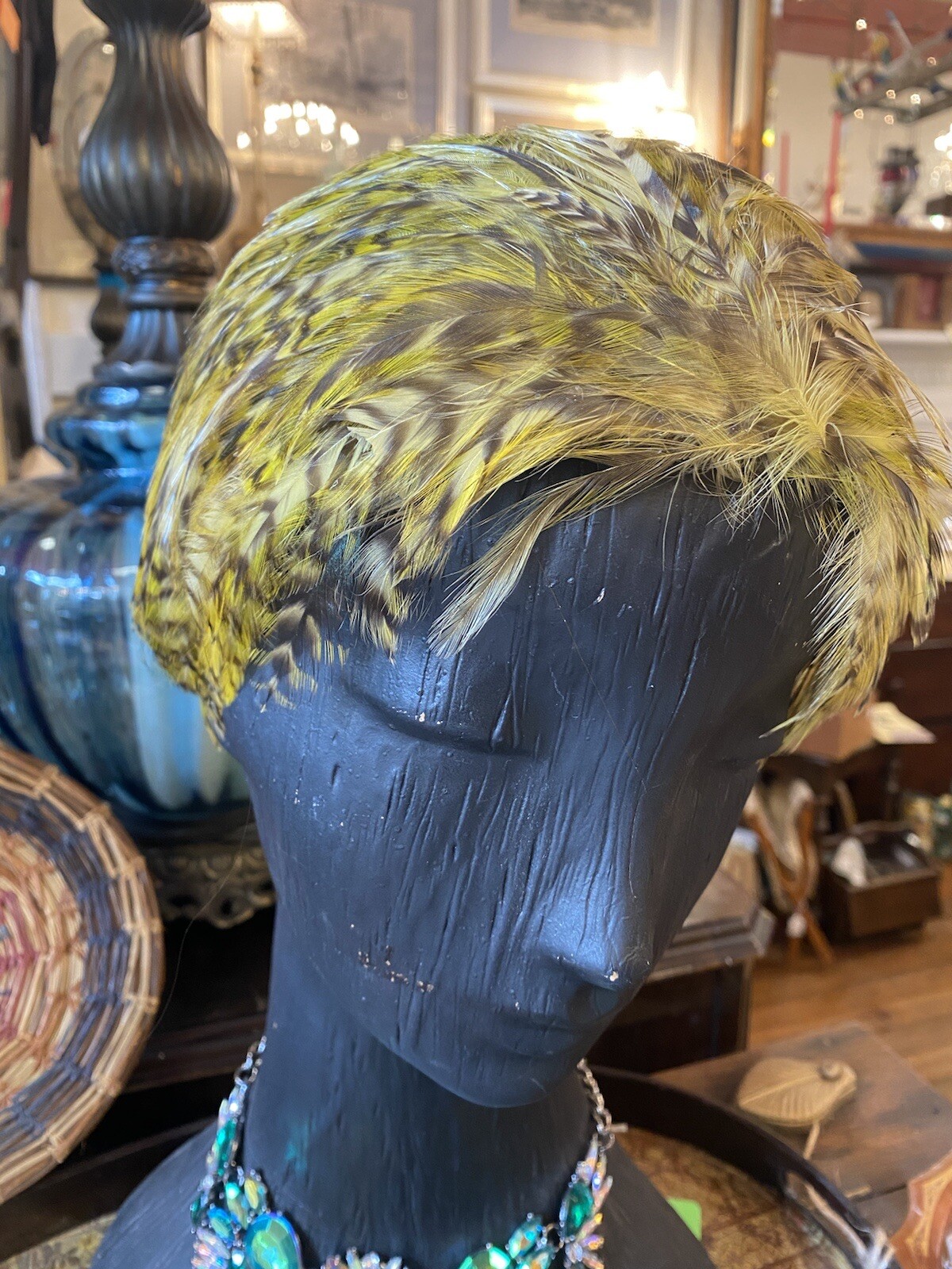Vintage 1920’s French Feather Hat Lord And Taylor Mad… - Gem