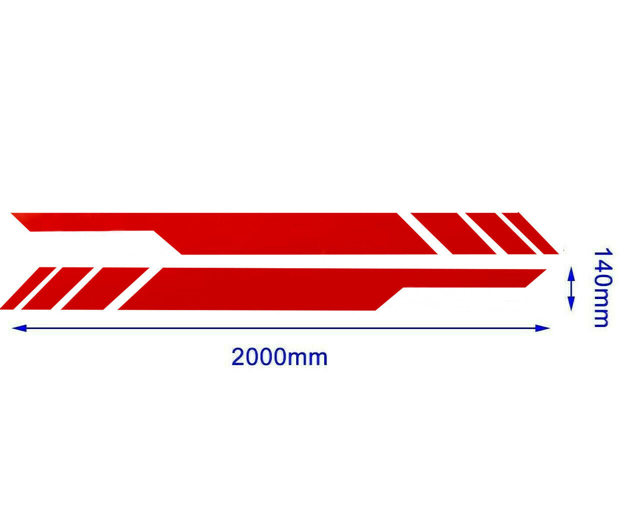 Red Vinyl Decal Rocker Sticker Graphics Racing Sport Side Skirt F150 | eBay