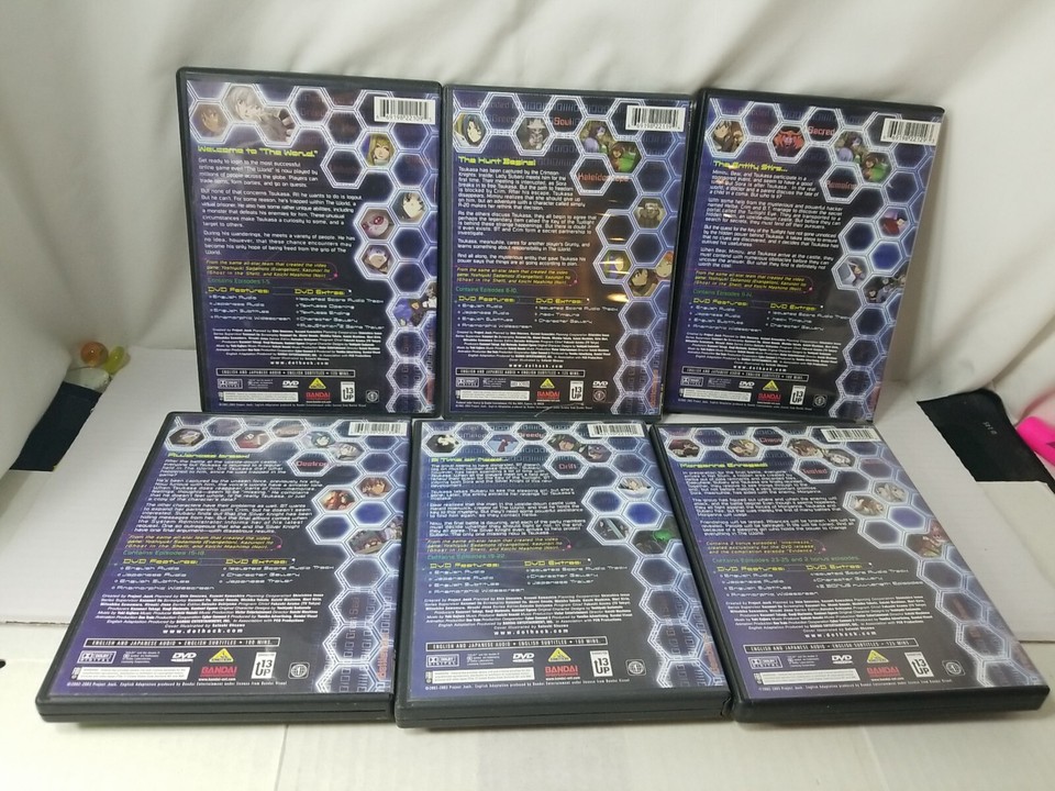 Hack Sign Complete DVD Set 1-6 Platinum Edition Anime 669198221095| eBay