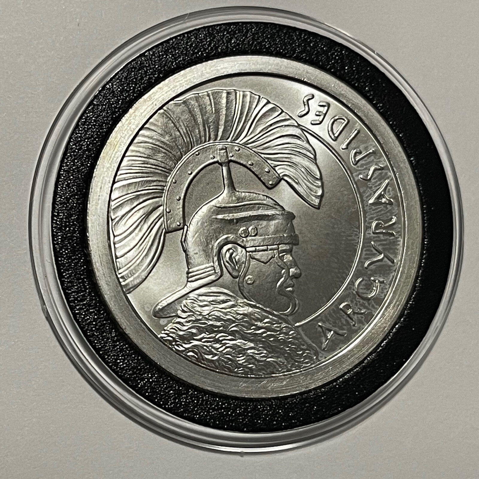 Argyraspides Macedonian Soldier Rare Coin 1 Troy Oz .999 Fine Silver ...