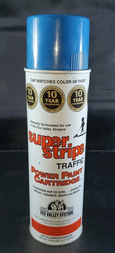 Blue Super Stripe Traffic Power Paint Cartridge Fox Valley | eBay