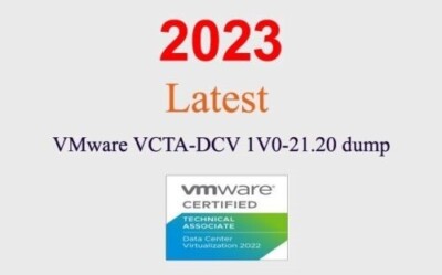 VMware VCTA-DCV 1V0-21.20 dump GUARANTEED (1 month update) | eBay