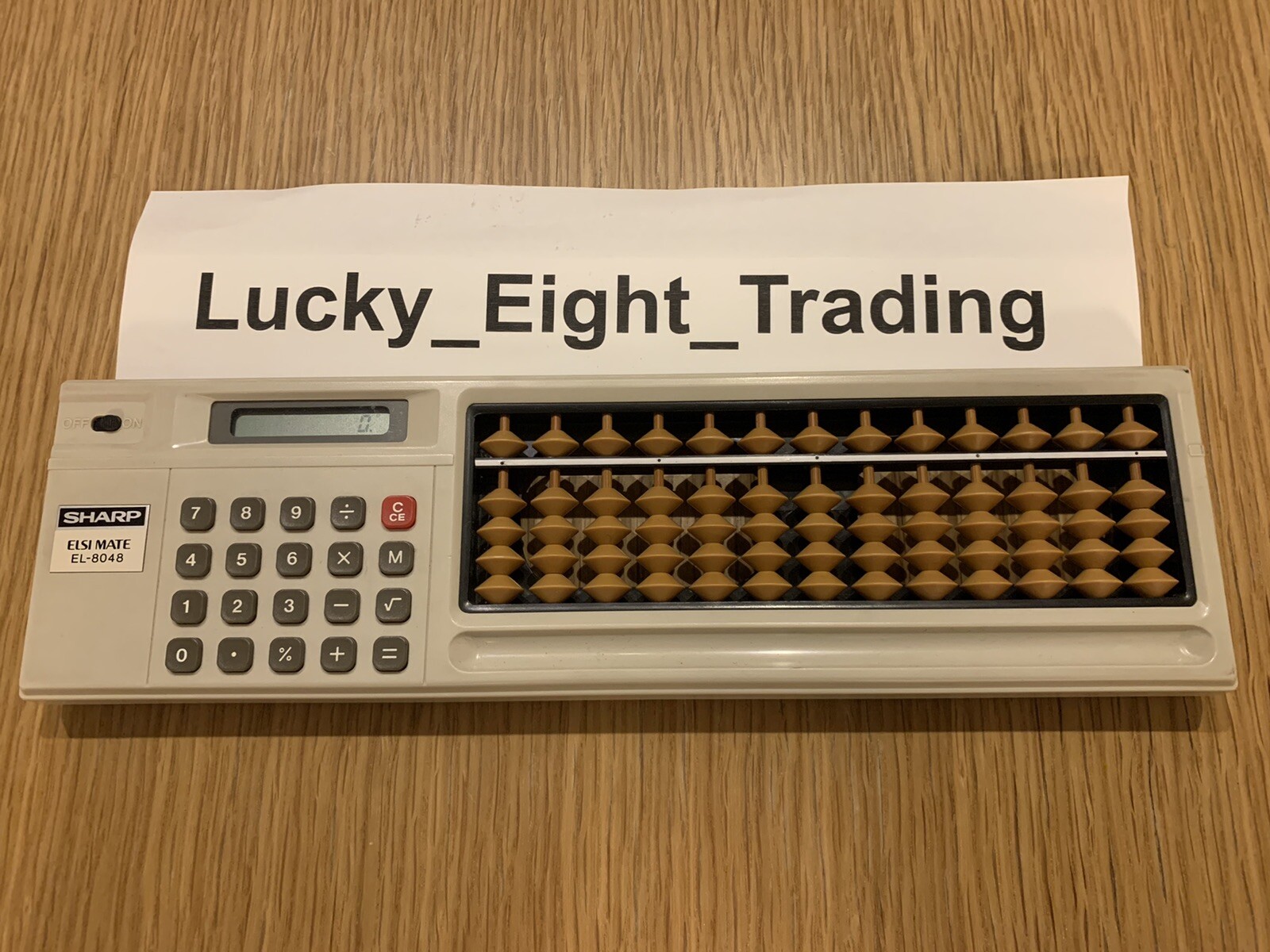 Sharp EL 8048 Sorocal Elsimate Abacus Calculator Soroban only [H] | eBay