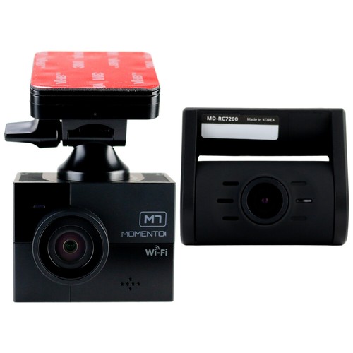 Momento MD-7205 M7 3-Channel 2K QHD Dual Dash Camera Front / Back w/ Wi ...