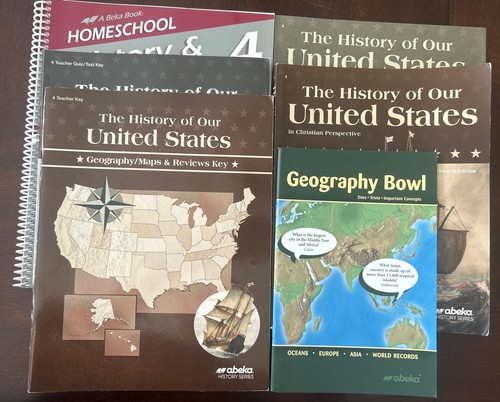 Abeka History Of Our United States Teacher Student Text Lot 4th Grade ...