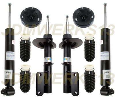 BILSTEIN 4 SHOCKS Strut Mounts Bearings Boots MERCEDES X204 GLK250 ...