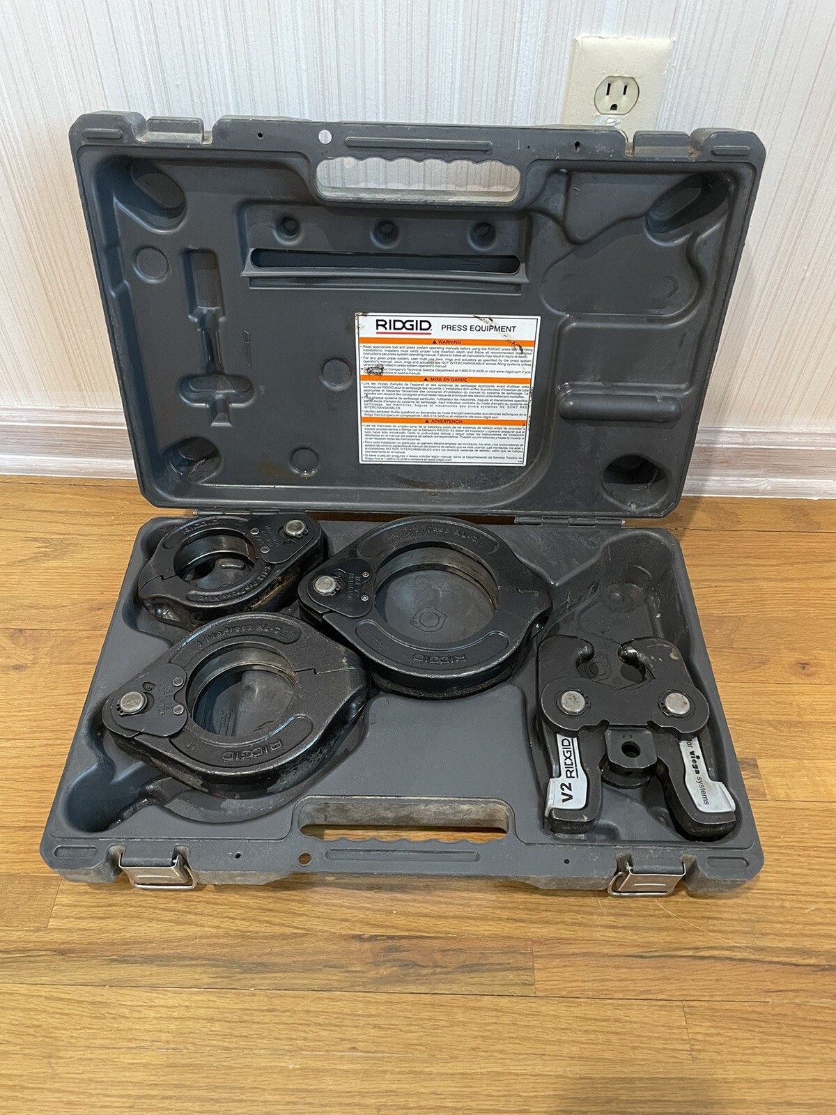 RIDGID ProPress XL-C Rings Kit 2 1/2”-4” For Copper Standard Size Press ...