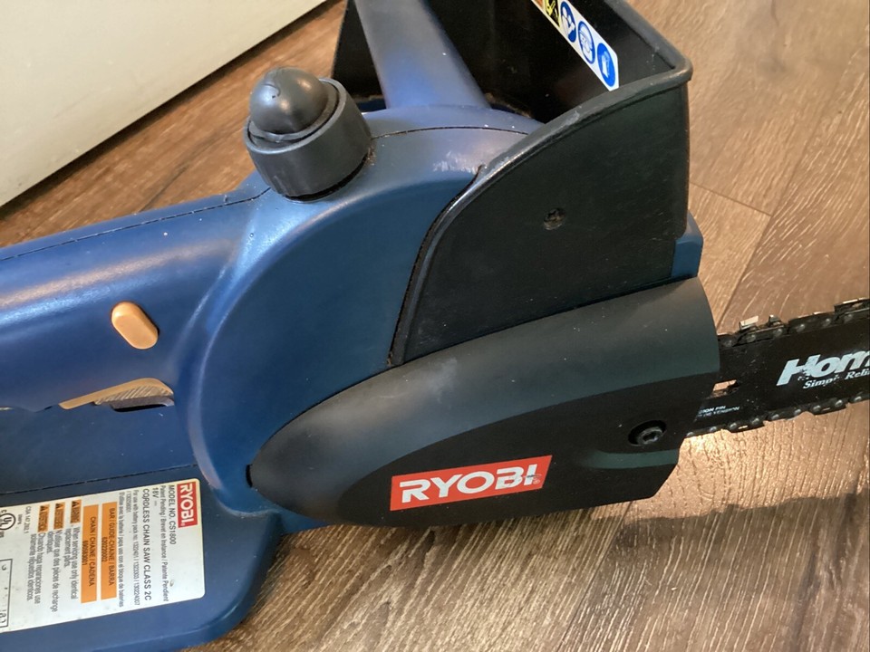 Ryobi 18V Cordless Chainsaw CS1800 Tool Only No Battery Tested Working ...