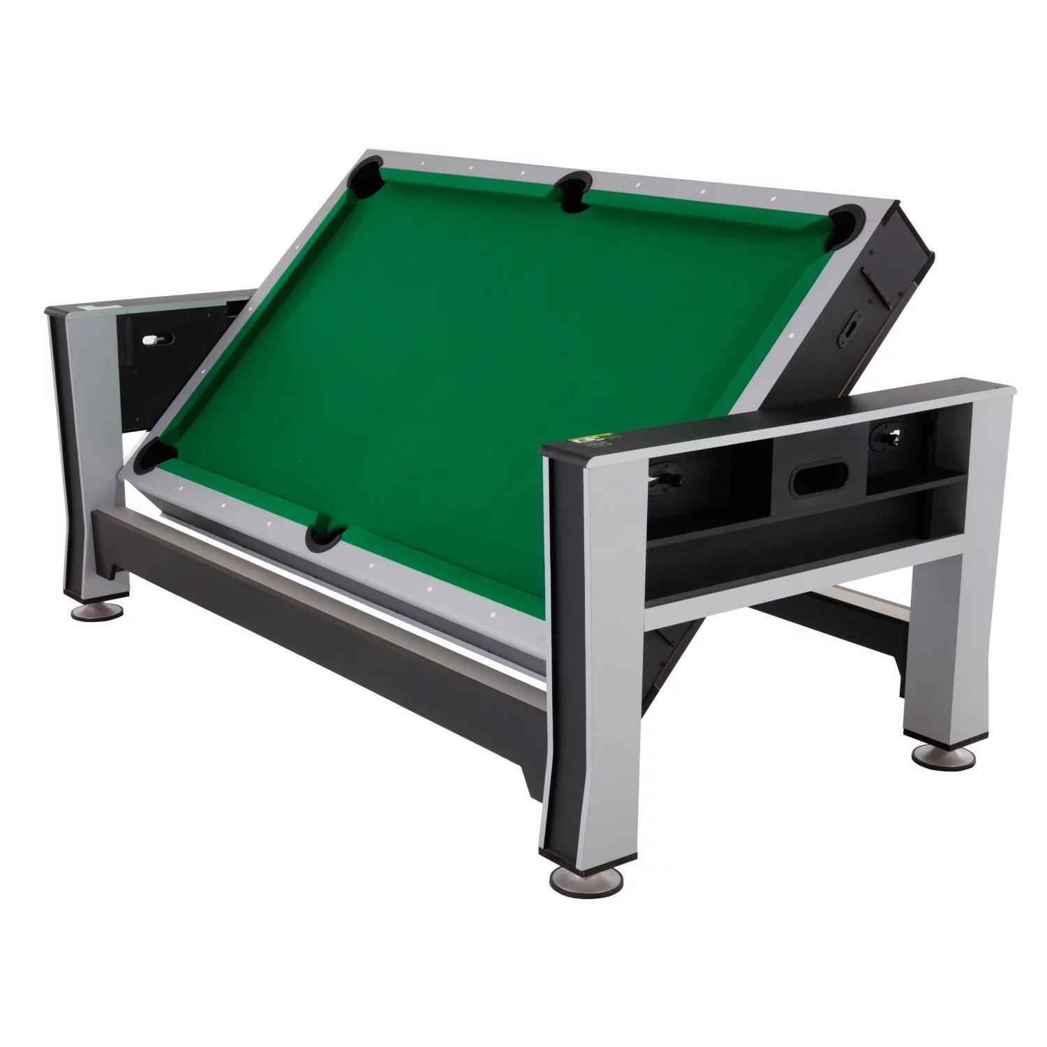 7 Ft Multi-Game Rotating Swivel Air Hockey Billiards Pool And Table ...