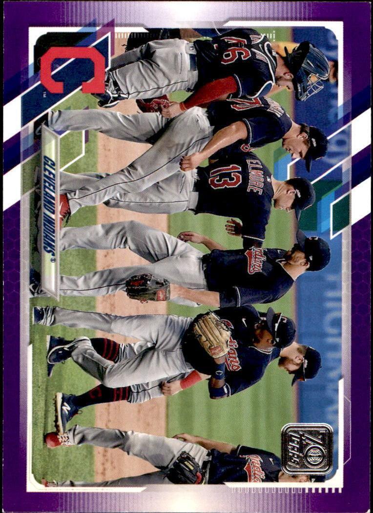 2021 Topps - Cleveland Guardians #459 Purple for sale online | eBay