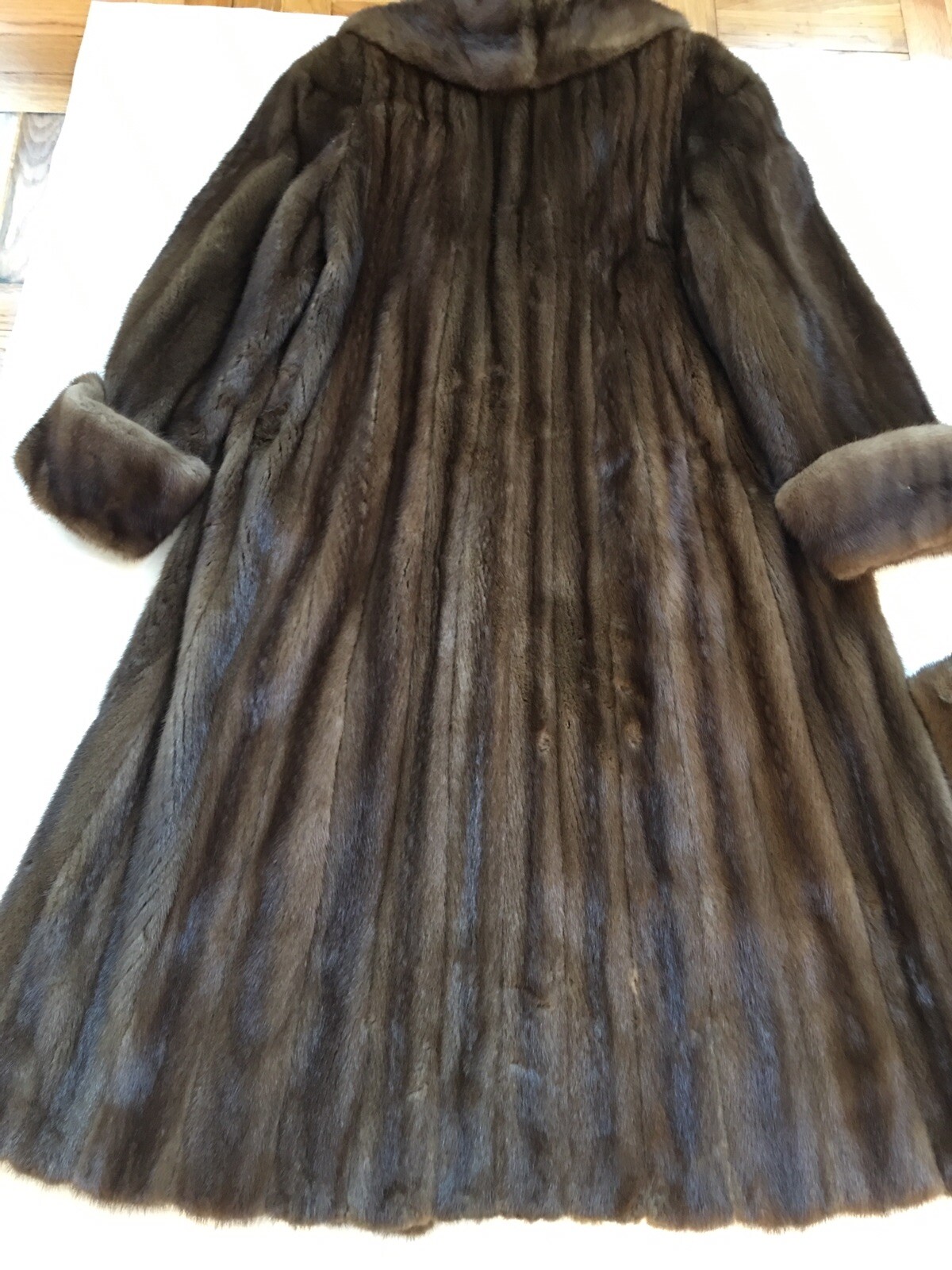 WOMEN’s SORBARA FURS LUNARAINE FULL LENGTH MINK COAT SIZE 6-8 ...