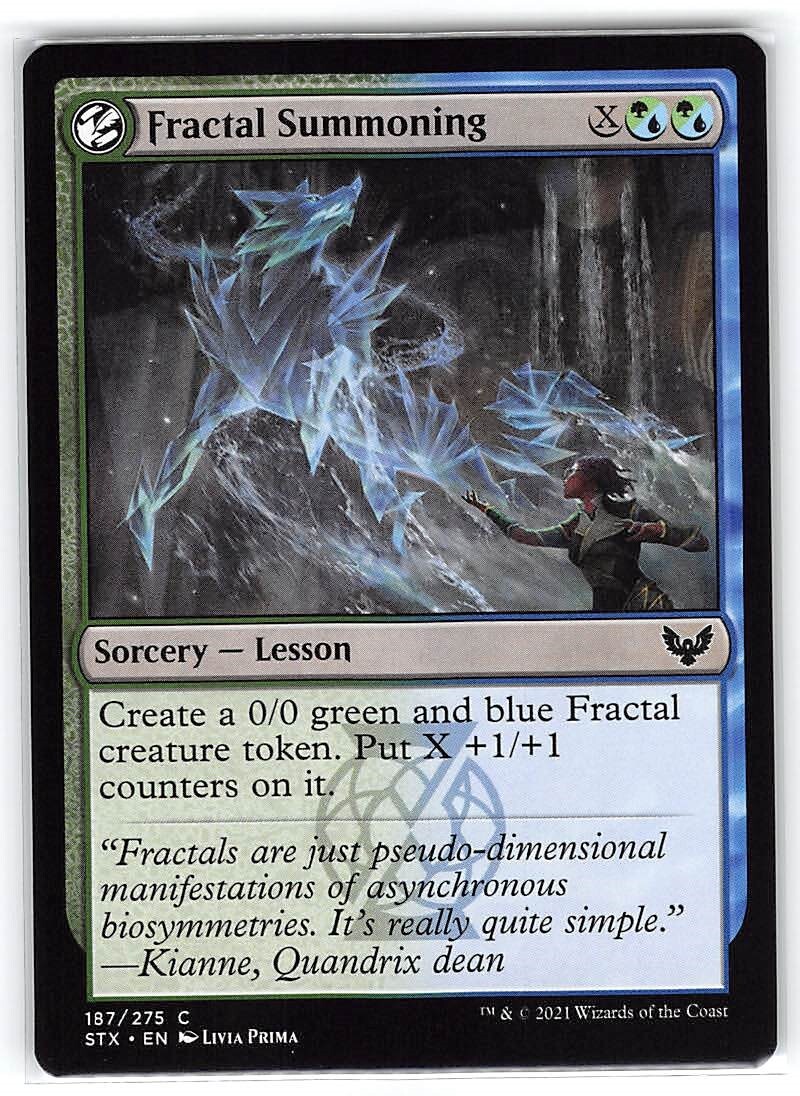 Fractal Summoning *PLAYSET* Magic MtG x4 Strixhaven | eBay