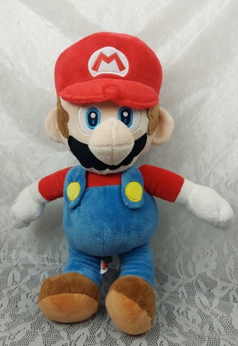 Nintendo Super Mario Doll Large Good Stuff Video Game 18" Plush Stuffed ...
