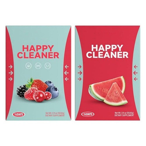 HAPPY CLEANER Watermelon&Blueberry Electrolyte Powder 14 Day Supplement ...