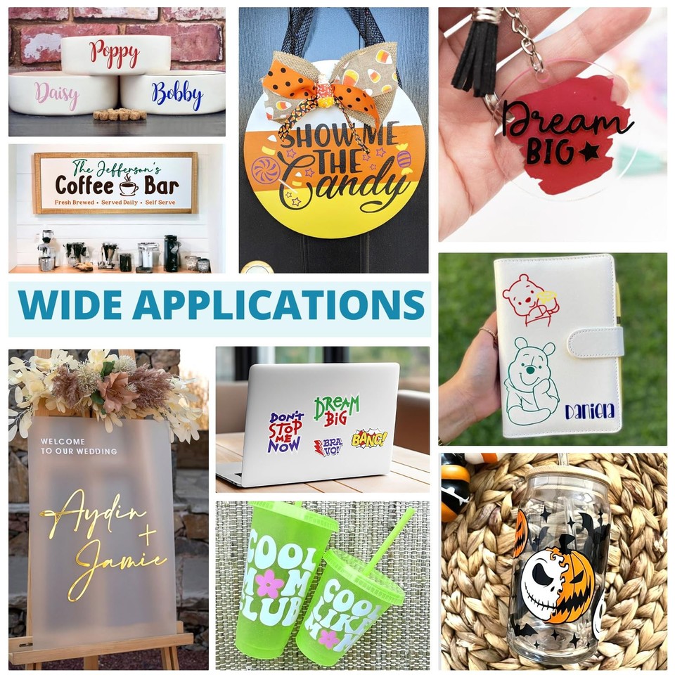 Transfer Tape for Vinyl - 12" x 150 FT Red Alignment Grid Clear ...