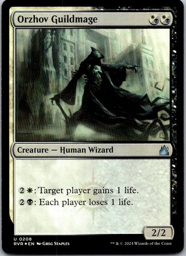 Orzhov Guildmage U Foil Ravnica Remastered 208 LP-NM | eBay