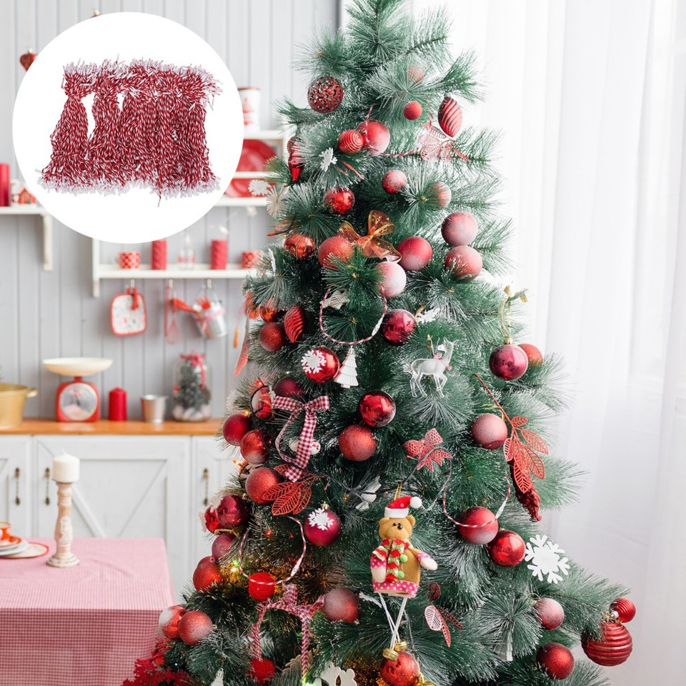 500 Pcs Christmas Tree Hooks Decorations Ornament Hanger Snap Locks ...