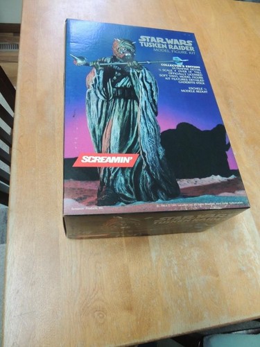 Screamin' Star Wars Tusken Raider Collector's Ed Model Figure Kit NIOB ...
