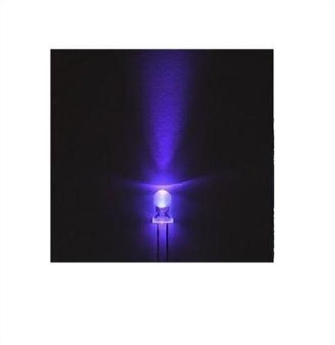 50Pcs Uv Light 395-400NM Purple Lamp Ultra Violet Led F3 3Mm Round New ...