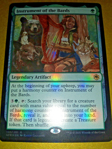 MTG D&D Adventures In The Forgotten Realms Instrument of the Bards Foil ...