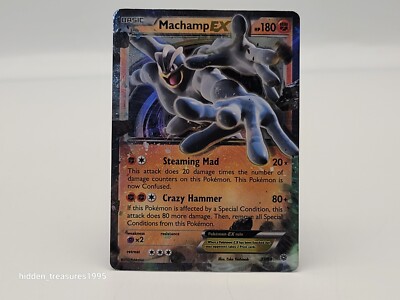 Pokemon TCG Machamp-EX, 37/98, Ancient Origins, Ultra Rare, LP, US ...