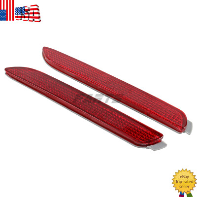 Pair Rear Left & Right Bumper Reflector For 2013-2019 Toyota Sienna ...