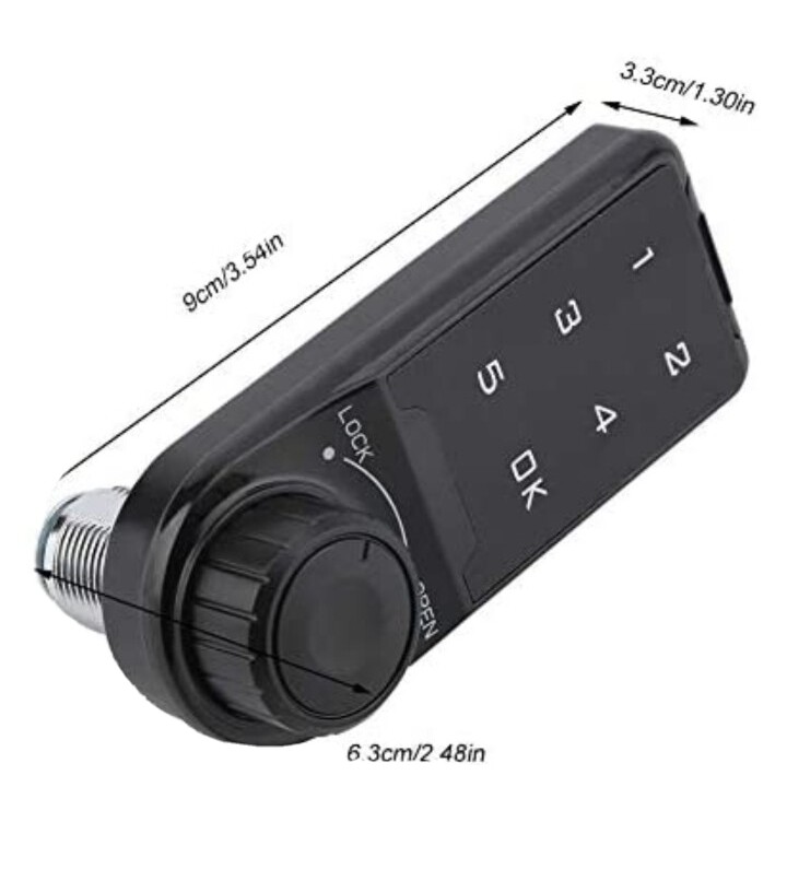 Electronic Cabinet Lock Kit, Digital Password Entry Touch Keypad Lock ...