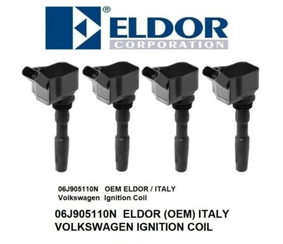 ELDOR OEM VW AUDI, Beetle & JETTA Ignition Coil 06L905110H NEWEST ...