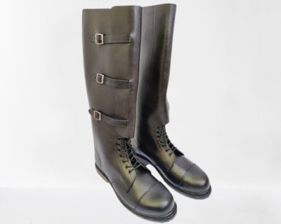 WW2 US M40 Cavalry 3 Buckle Brown Boot,Officer Riding Boots, | eBay