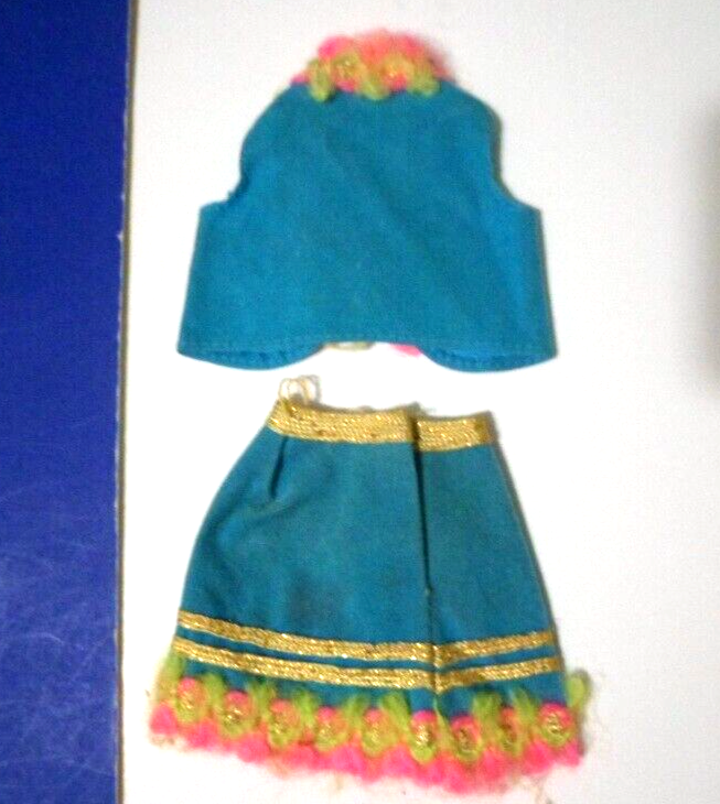MATTEL BARBIE #1458 GYPSY SPIRIT VEST SKIRT DOLL CLOTHES 1970 | eBay