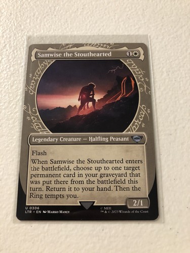 Samwise The Stouthearted Showcase NON Foil Lord Of The Rings LTR MTG ...