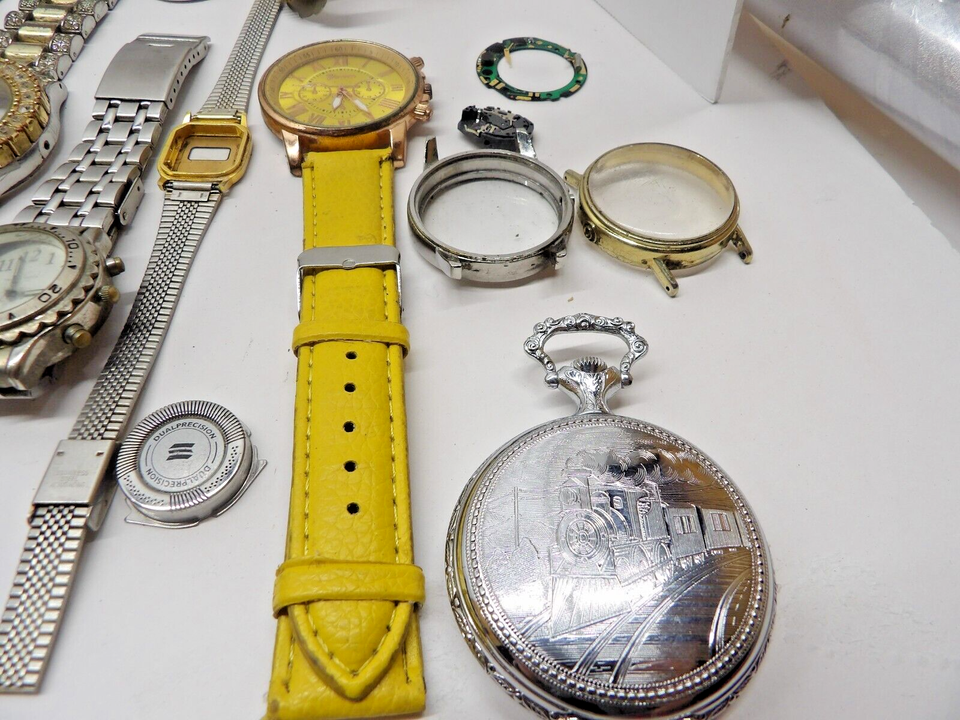 Vintage Lot Of 99 Watch Parts and Watches For Repair or Parts | eBay