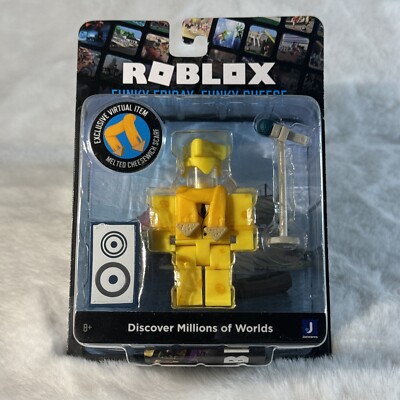 ROBLOX Funky Friday: Funky Cheese 3” Figure w/ Exclusive Virtual Item ...