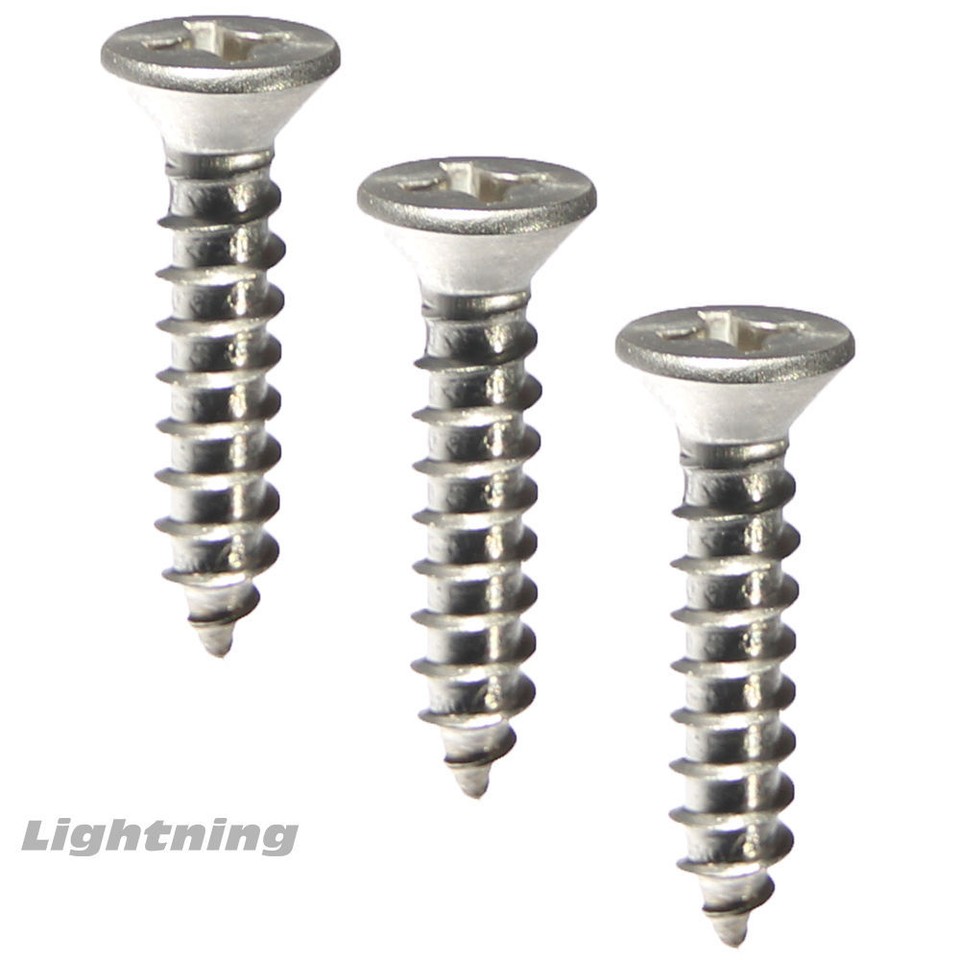 Phillips Flat Head Sheet Metal Screw 316 Stainless Steels #12X3/4'' Qty ...