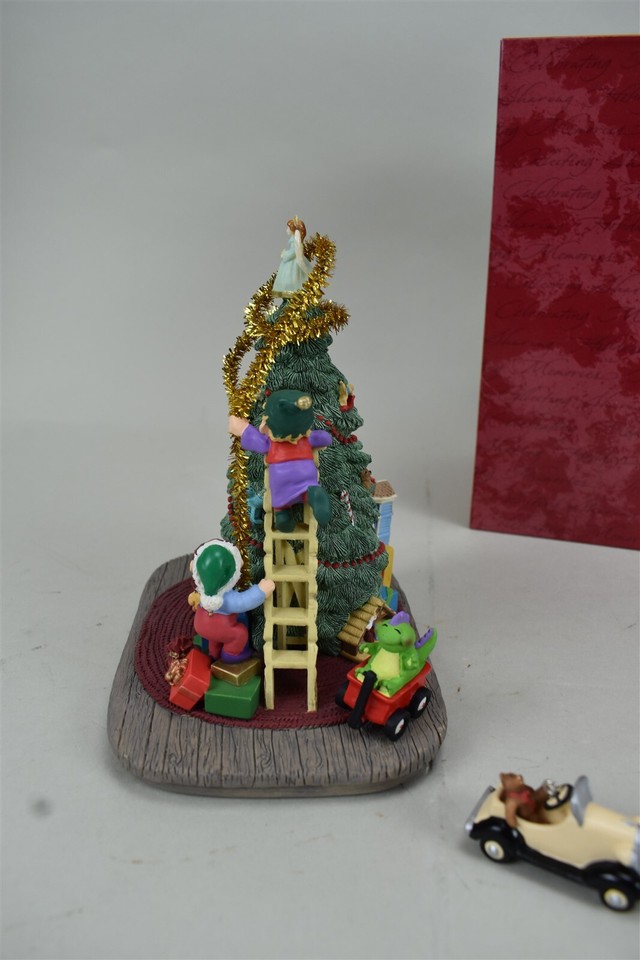 1997 Hallmark Keepsake Trimming Santas Tree Tabletop Piece Studio ...