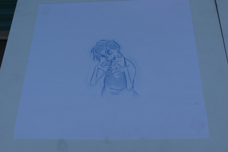 Mark Cote Milt Kahl Blue Pencil Animation Drawing Portrait Bambi Jungle ...