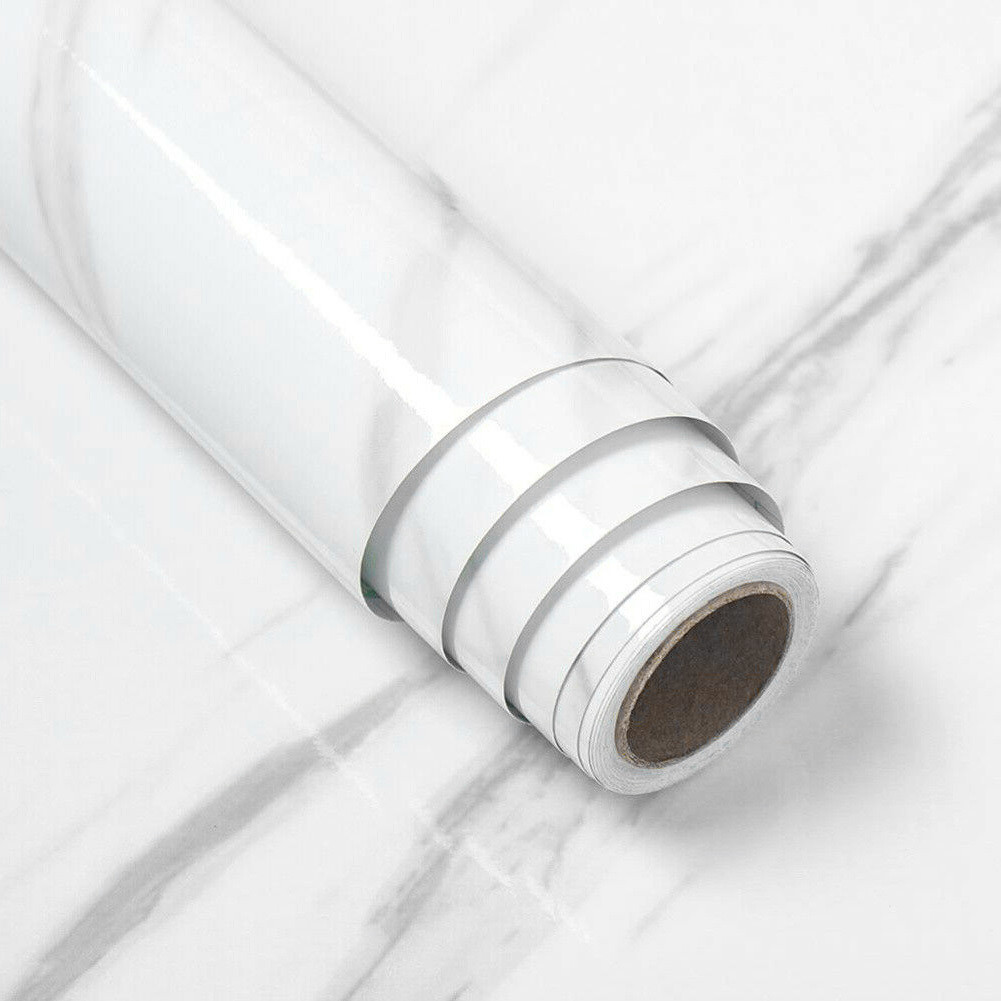 Self Adhesive Vinyl Cupboard Furniture Cover Kitchen Worktop Stickers ...