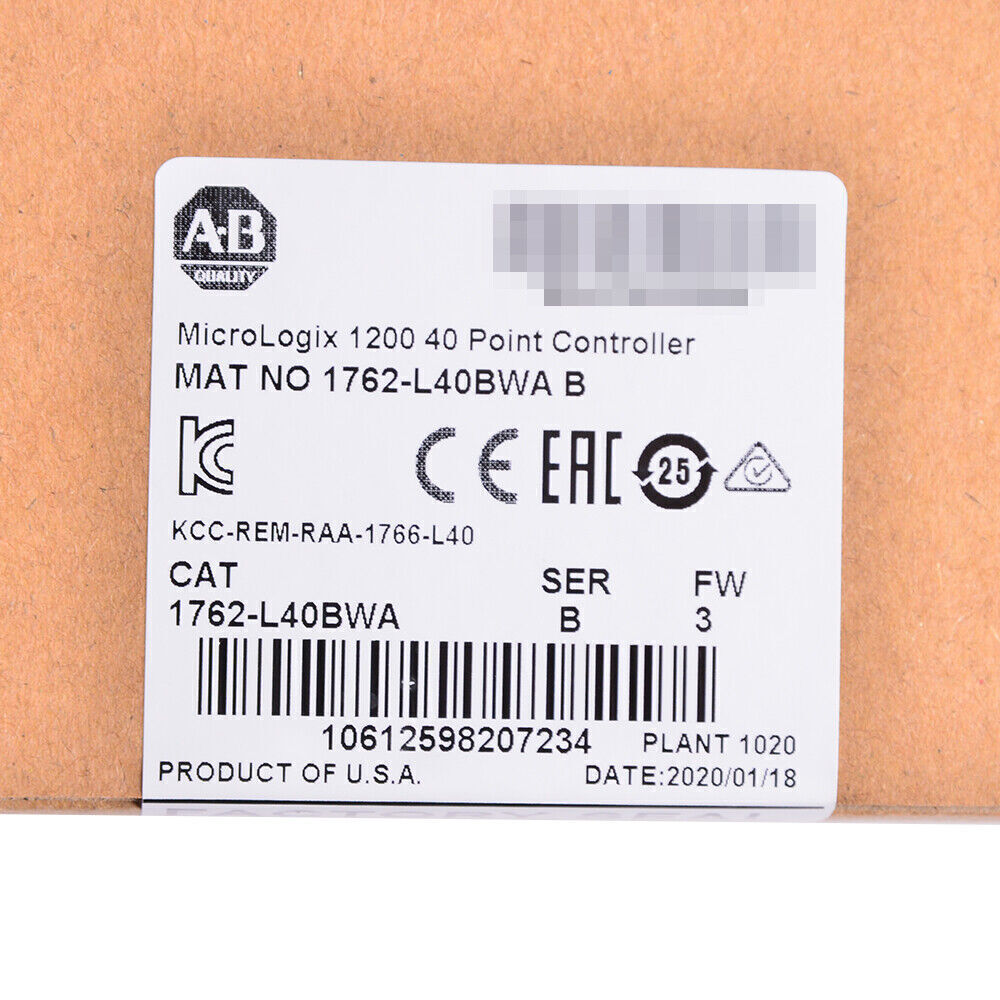 AB 1762-L40BWA / C Allen-Bradley 1762L40BWA MicroLogix 1200 40 Point ...
