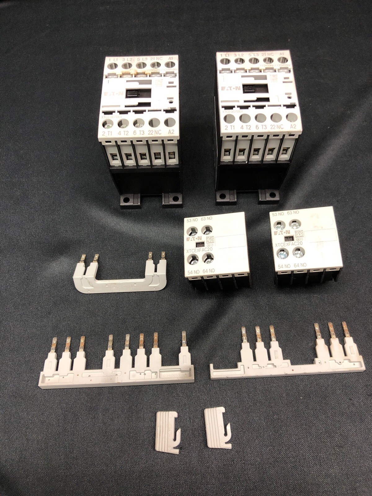 Eaton Contactor Assembly Lot XTCE007B01 (x2) XTCEXFAC20 (x2) | eBay