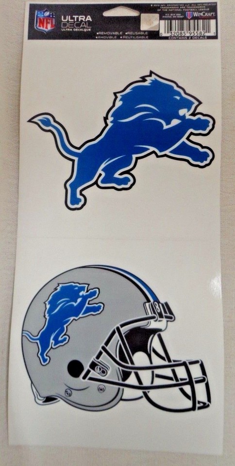 NFL Ultra Decals 2 Pack Set Removable Reusable Sticker Wincraft | eBay