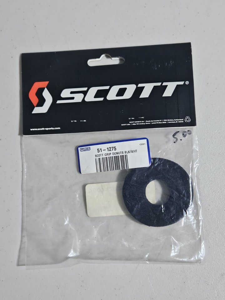 Scott Black & White MX Motocross Donut Grip Protectors 218832-1007 | eBay