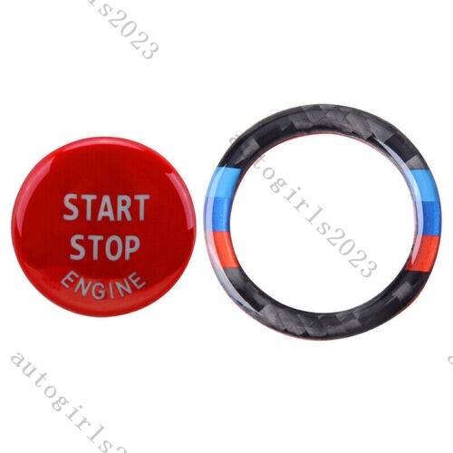Red Engine Start Stop Push Button Cover + Ring Trims For BMW E90 E92 E93 09-2012 | eBay