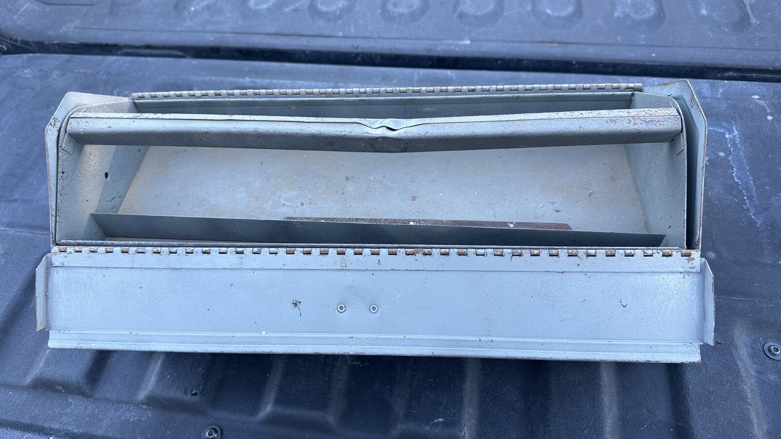 Vintage CRAFTSMAN Mechanics Hip Roof Tool Box Tombstone Coffin With ...