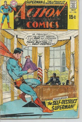 Action Comics: The Self-Destruct Superman: #390 | eBay