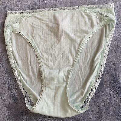 *Victoria's Secret. Small. High-Leg Brief. Light Green. Solid. NWT | eBay