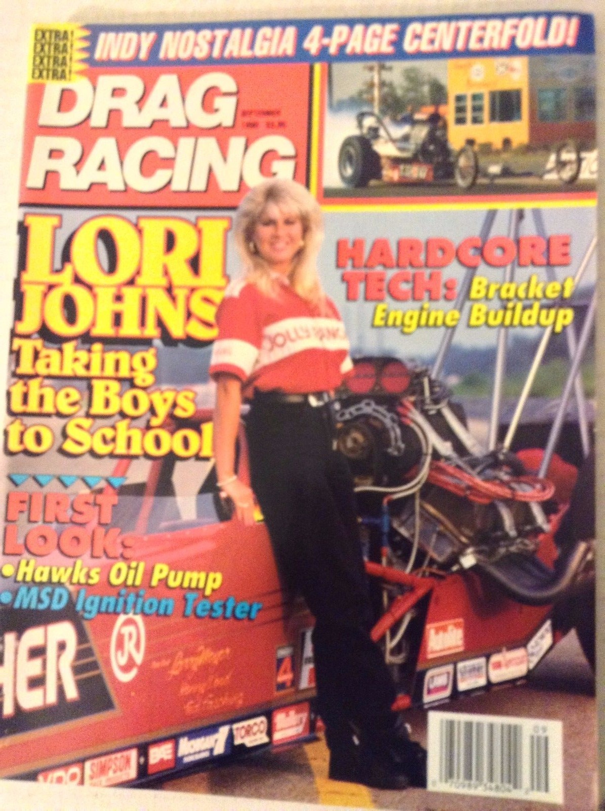 Drag Racing Magazine Lori Johns Hawks Oil Pump September 1990 ...