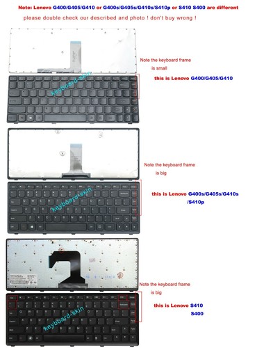 New For Lenovo G400s G405s G410s Series Laptop US Keyboard---unfit G400 ...