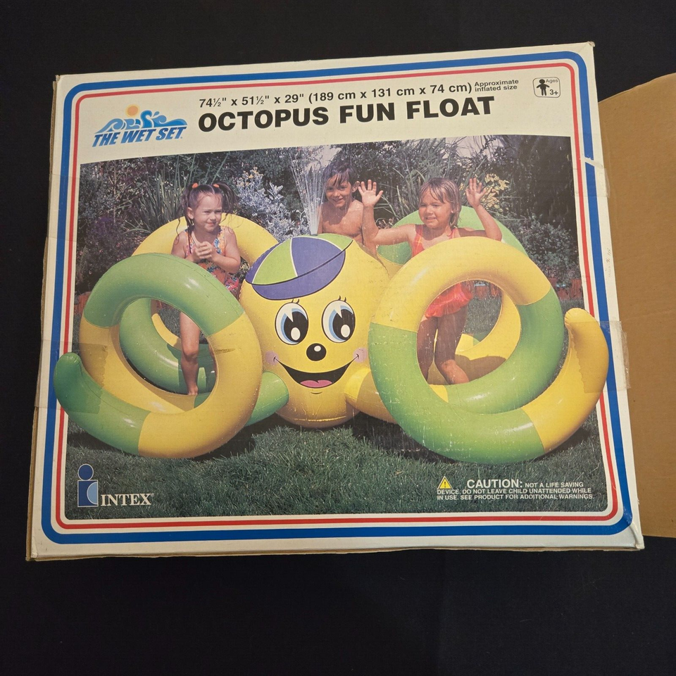 Vintage The Wet Set Intex Octopus Fun Float Pool Toy | eBay