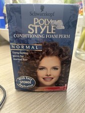 Schwarzkopf Poly Style Conditioning Foam Perm - Dry Colour Treated for ...
