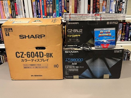 Sharp CZ-601C-BK X68000 Japanese computer system complete in box | eBay